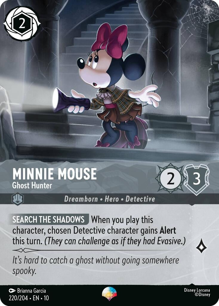 Minnie Mouse - Ghost Hunter (Epic) (220/204) (Whispers in the Well ...